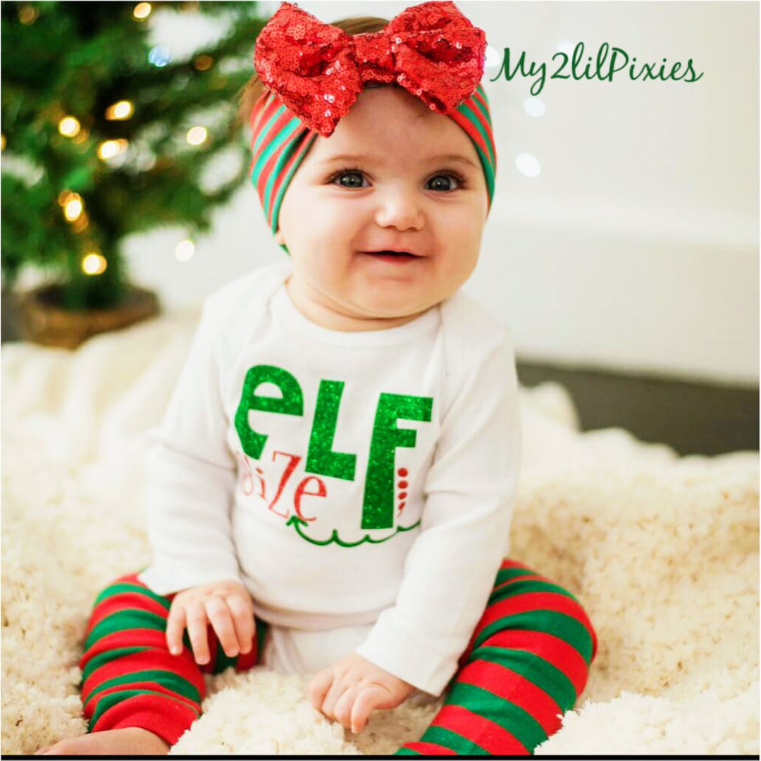Elf Sized Christmas Set Elf Sized Bodysuit and Christmas - Etsy