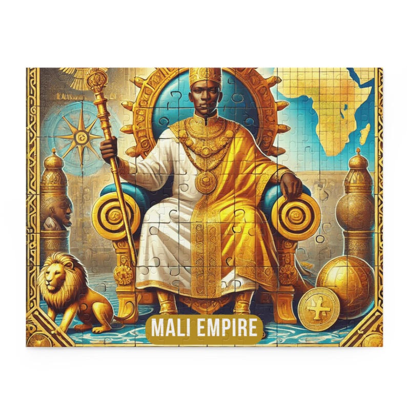 Mansa Musa Puzzle, African King Jigsaw, Historical Figure Game ...