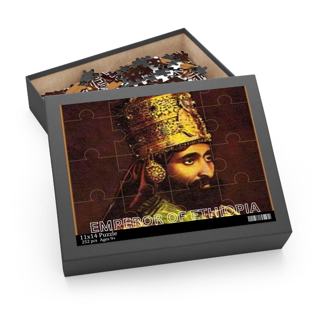 Haile Selassie I Historical Puzzle, Rastafarian Leader Jigsaw ...