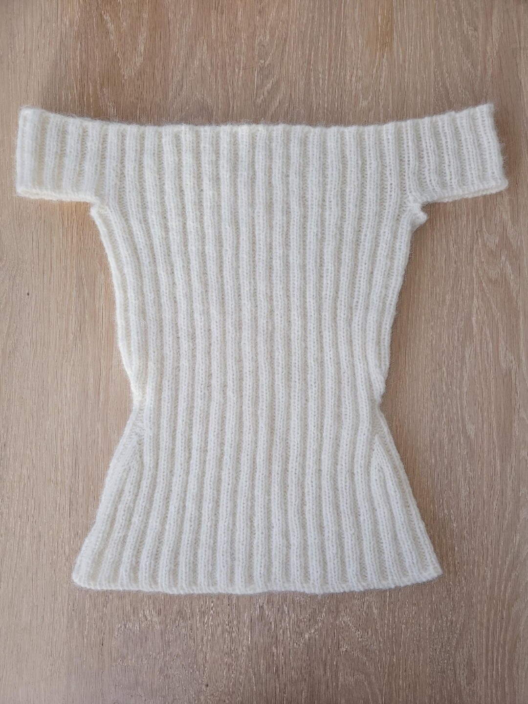 Off Shoulder Top | Knitting Pattern | Maymade | English - Etsy