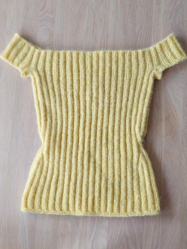 Off Shoulder Top | Knitting Pattern | Maymade | English - Etsy