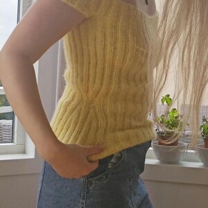 Off Shoulder Top | Knitting Pattern | Maymade | English - Etsy