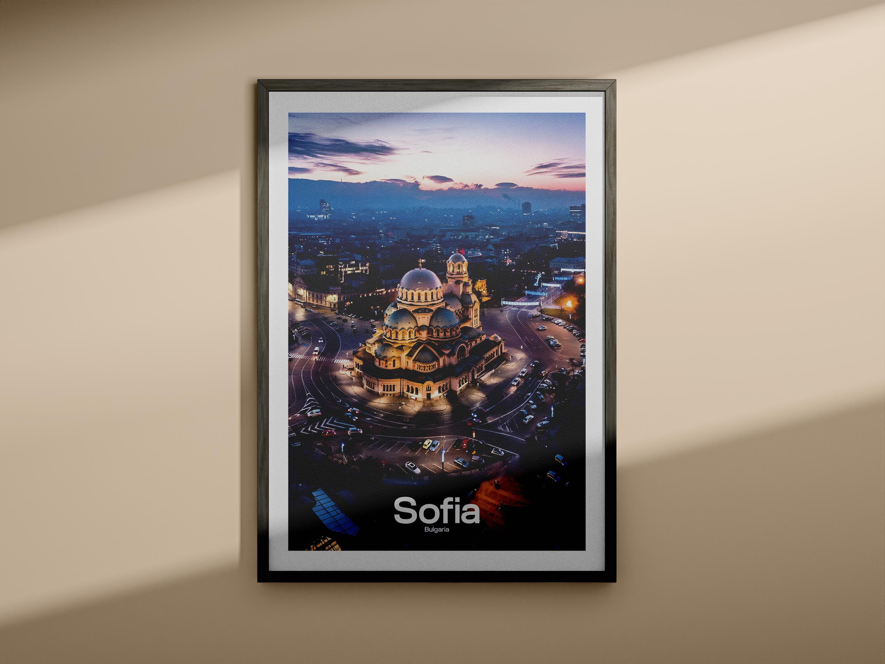 Sofia Print Sofia Poster Real Photo Bulgaria City Print Sofia Wall Art bulgaria Wall Decor ...
