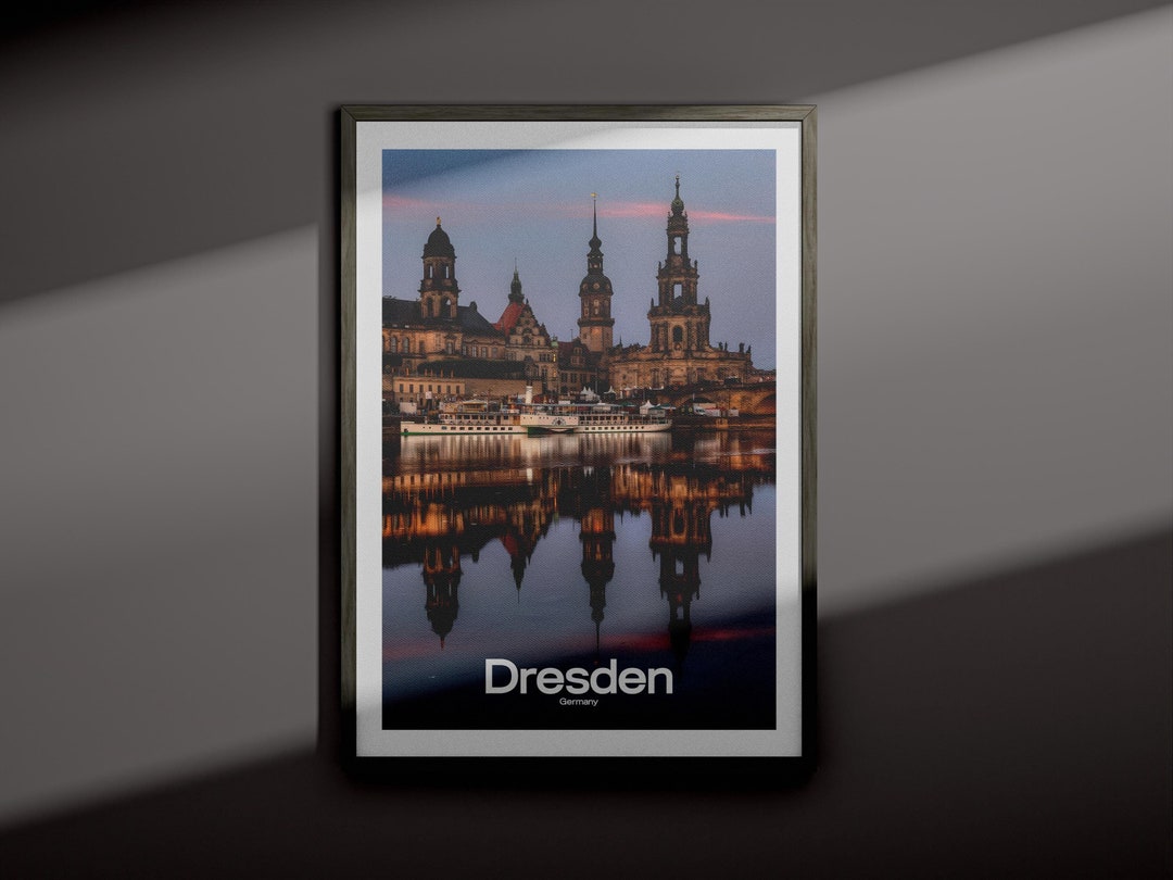 Dresden Print Dresden Poster Real Photo Germany City Print Dresden Wall ...