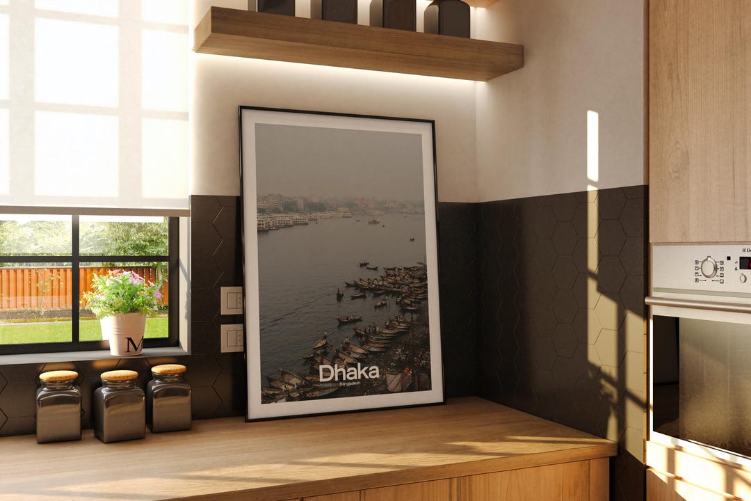 Dhaka City Wall Art, Dhaka Travel Poster, Dhaka City Photo Print ...