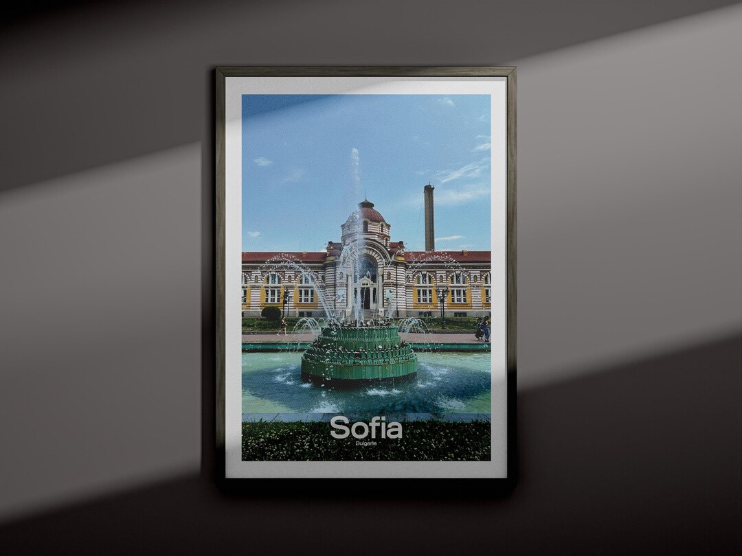 Sofia City Wall Art Print Sofia Poster Real Photo Bulgaria City Print ...