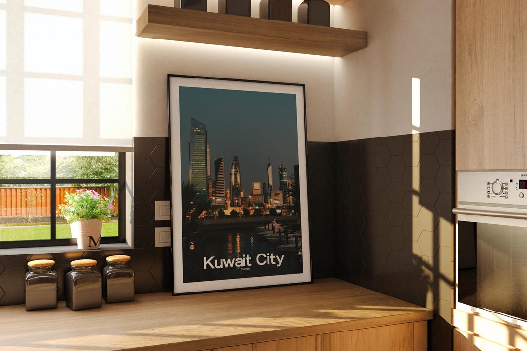 Kuwait City Print - Kuwait City Poster - Real Photo - Kuwait City Print ...