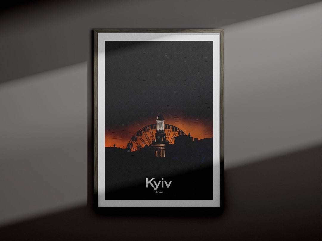 Kyiv Print - Kyiv Poster - Real Photo - Ukraine City Print - Kyiv Wall ...