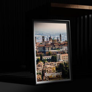 Bergamo Print - Bergamo Poster - Real Photo - Italy City Print ...