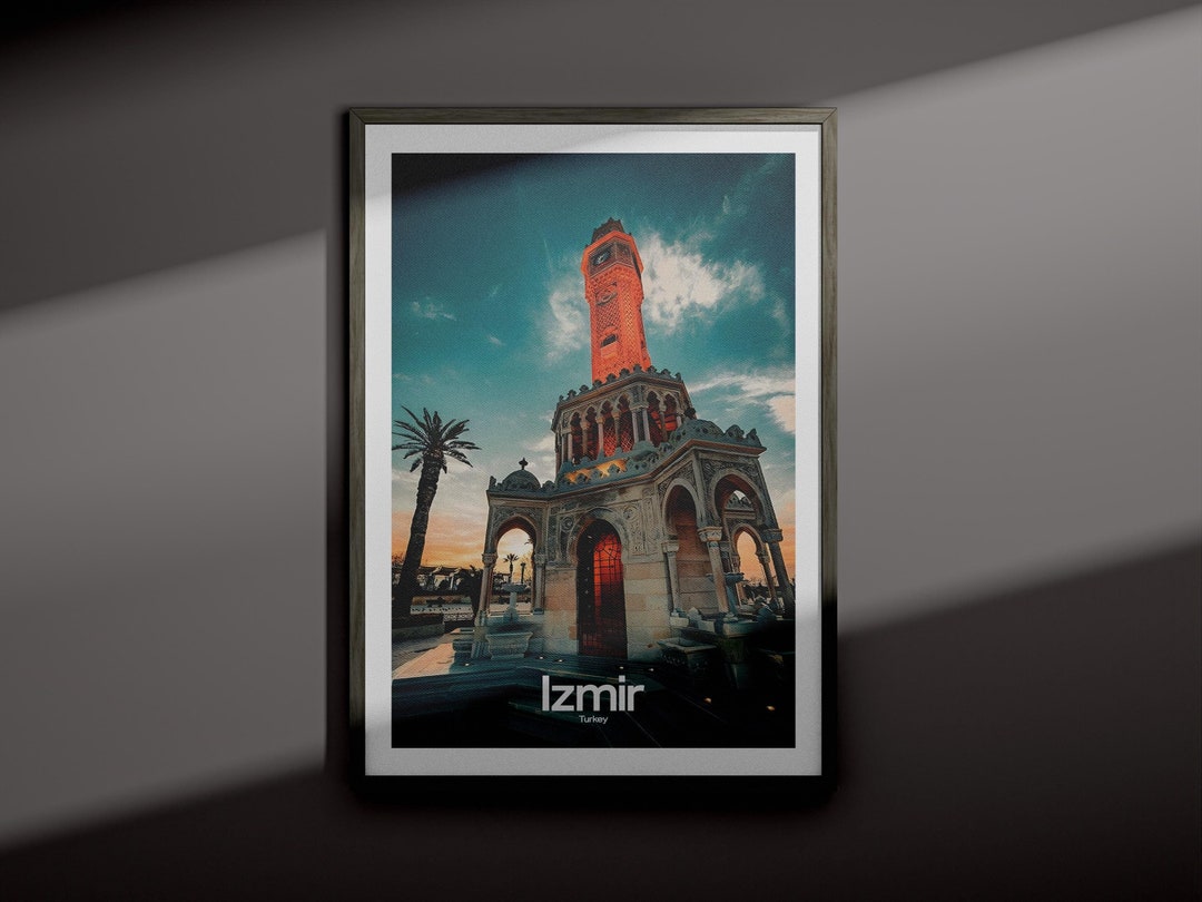 Izmir Print Izmir Poster Real Photo Turkey City Print Izmir Wall Art ...