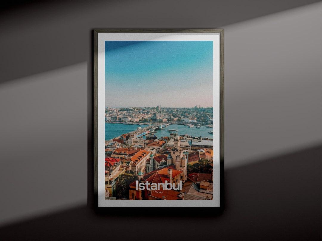 Istanbul Print Istanbul Poster Real Photo Turkey City Print Istanbul ...