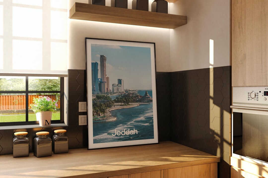 Jeddah Print - Jeddah Poster - Real Photo - Saudi Arabia City Print ...
