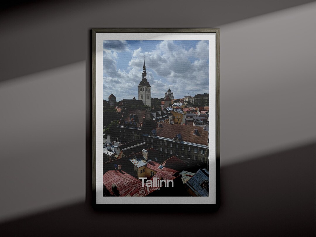 Tallinn Print Tallinn Poster Real Photo Estonia City Print Tallinn Wall ...