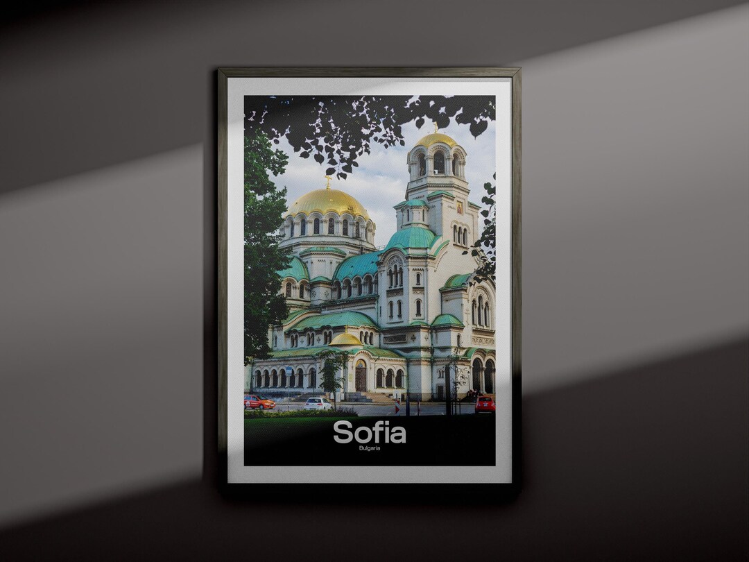 Sofia Print Sofia Poster Real Photo Bulgaria City Print Sofia Wall Art Bulgaria Wall Decor ...