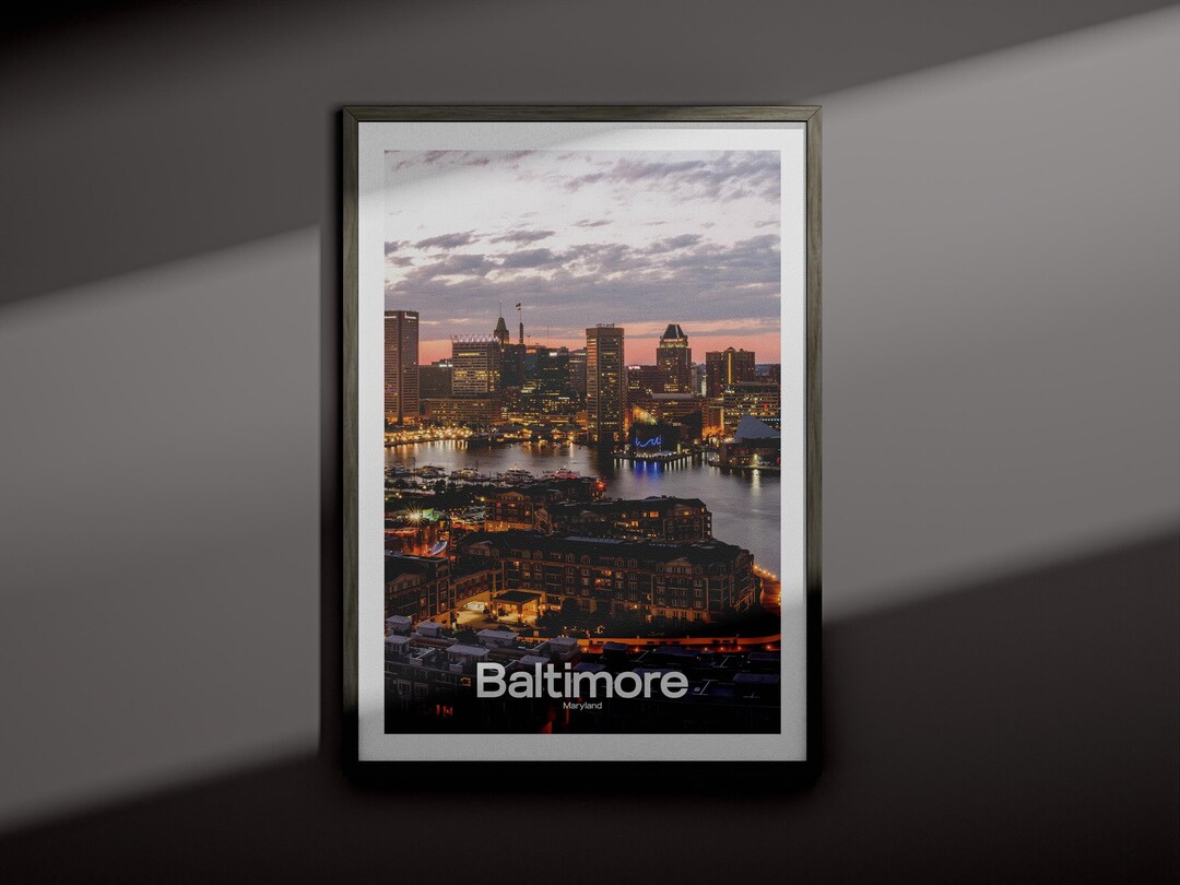 Baltimore Photo Print A Stunning Real Baltimore Photo Wall Art for Your ...