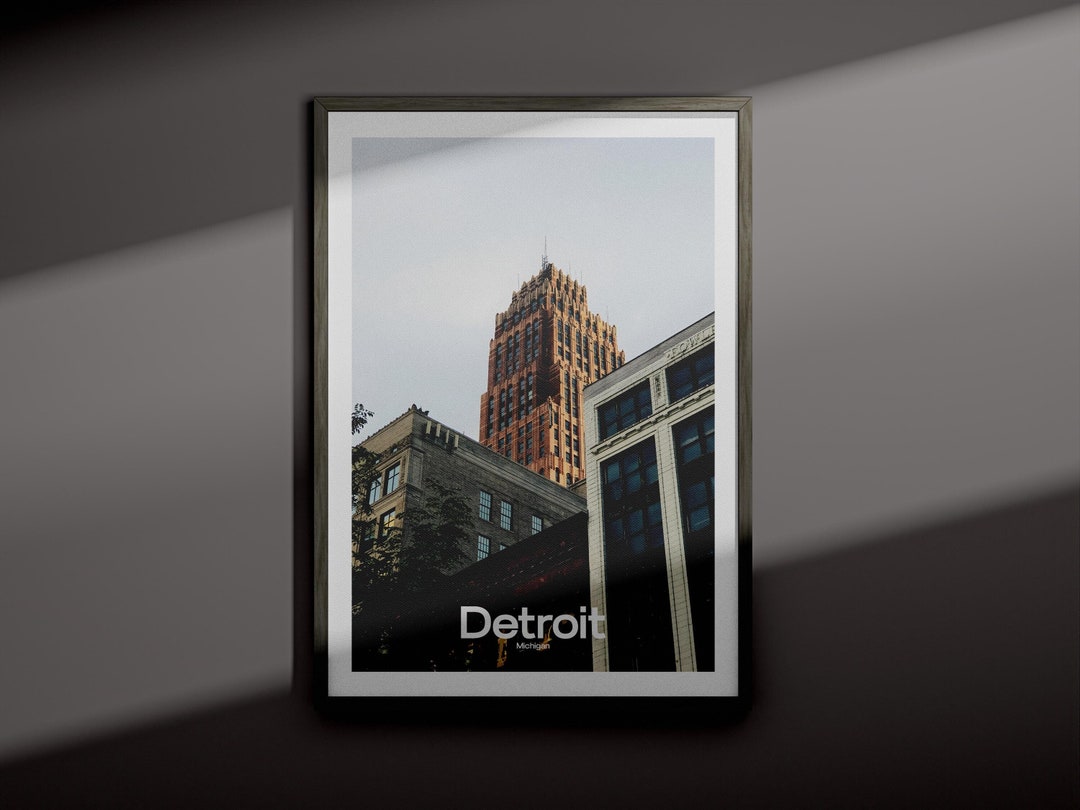 Detroit Photo Print – A Stunning Real Detroit Photo Wall Art for Your ...