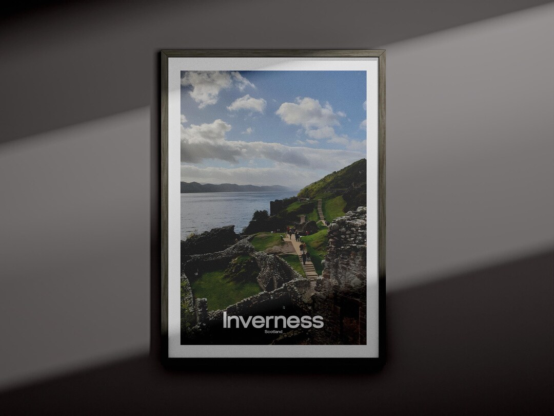 Inverness Photo Poster A Stunning Real Inverness Photo Wall Art for ...