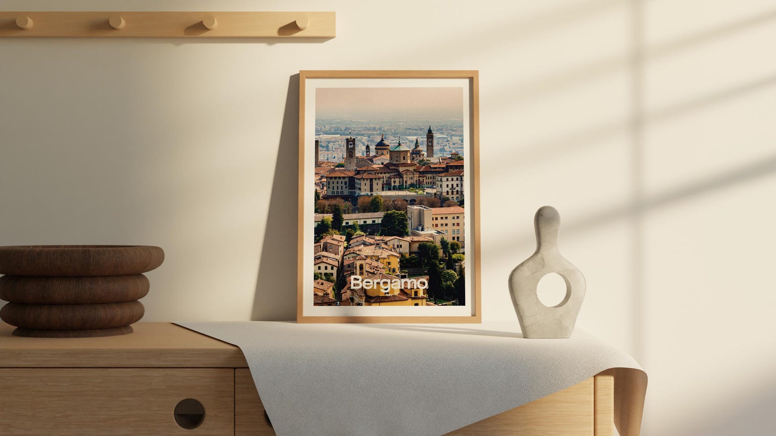 Bergamo Print - Bergamo Poster - Real Photo - Italy City Print ...