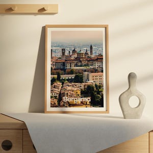 Bergamo Print - Bergamo Poster - Real Photo - Italy City Print ...