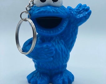 Sesame Street Yellow Big Bird Keychain Backpack Zipper Purse Chain 3 ...