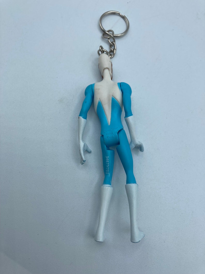 Disney Pixar the Incredibles Frozone Fro-zone Keychain Backpack Zipper ...