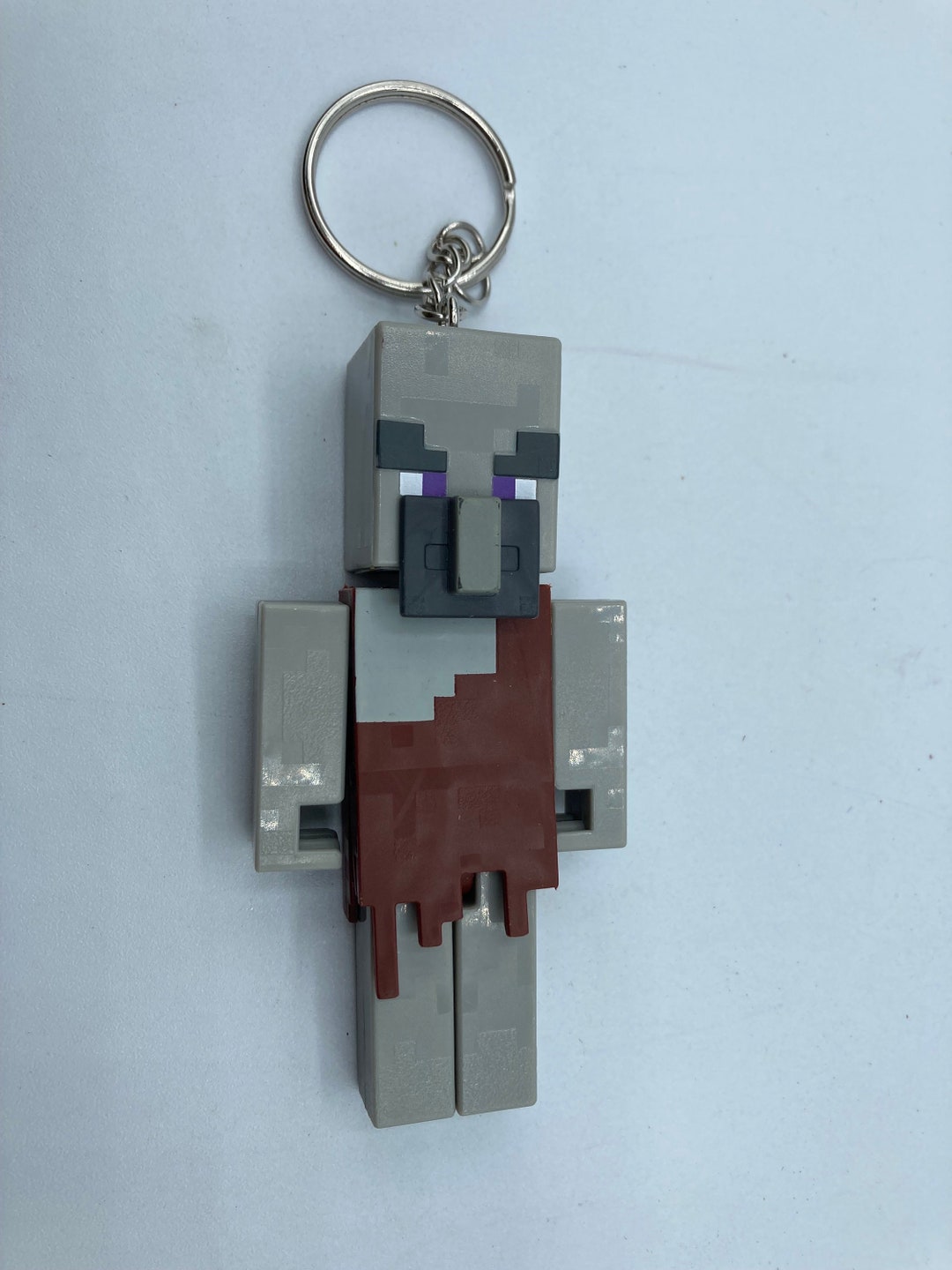 Mojang Minecraft Video Game Villager Character Keychain Backpack Zipper ...