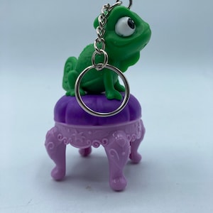 Disney Tangled Rapunzel Pascal Cameleon Reptile Keychain Backpack ...