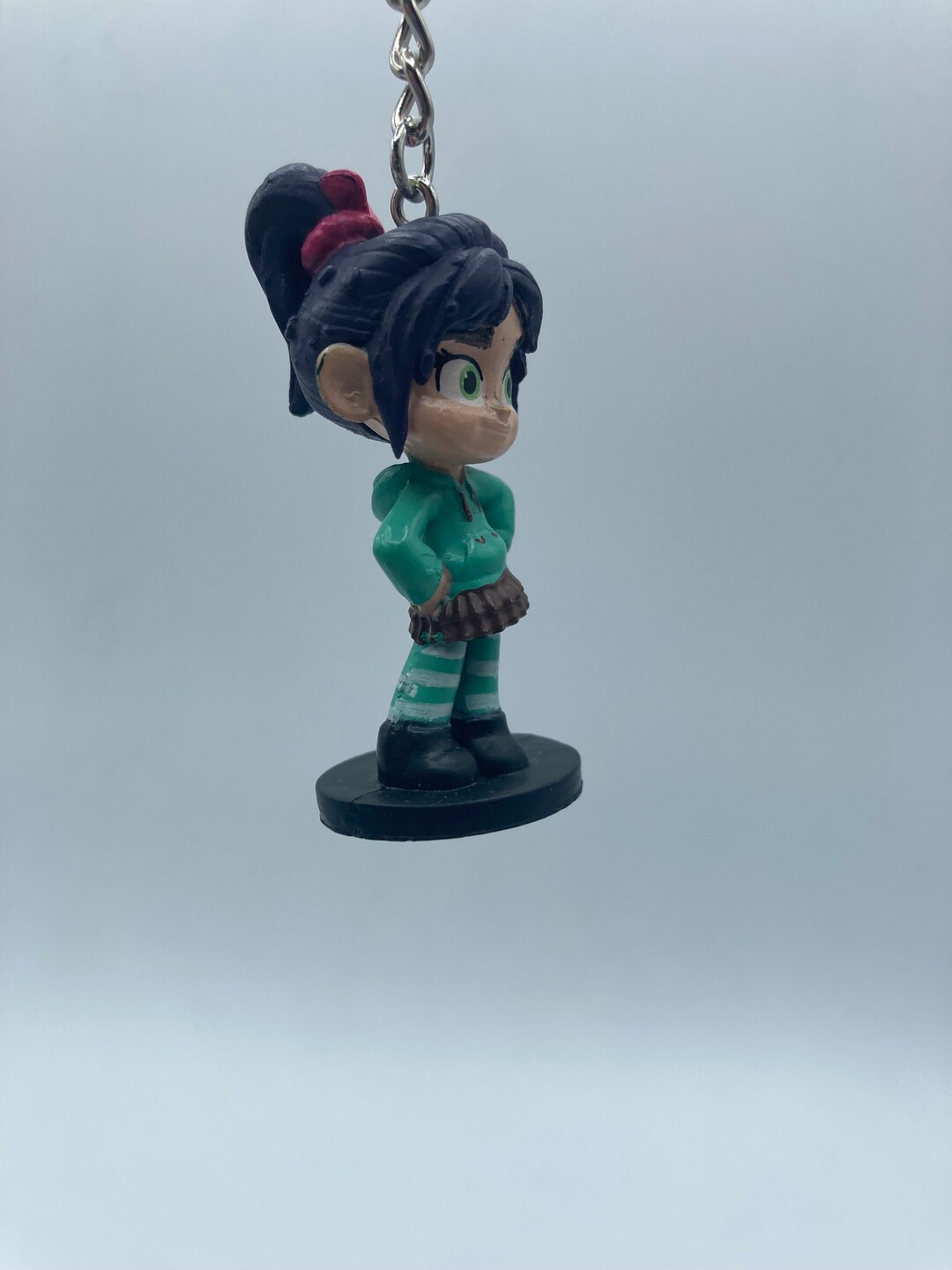 Disney Pixar Wreck It Ralph Vanellope Girl Miniature Character Keychain ...