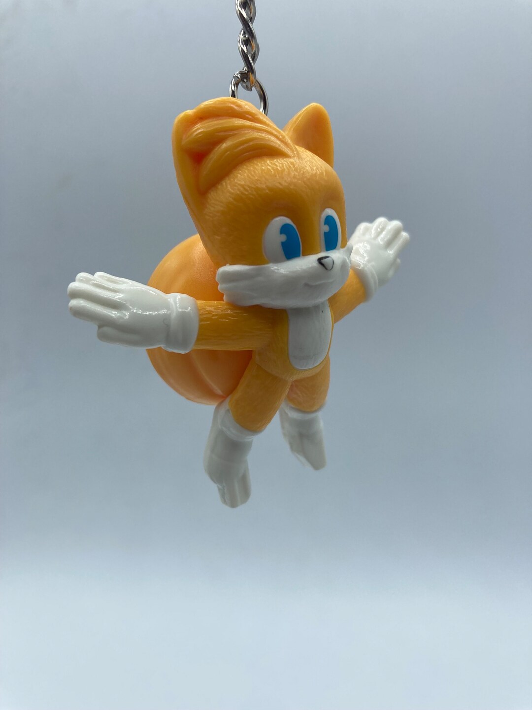 Sega Sonic the Hedgehog Tails Spinning Tail Character Keychain Backpack ...