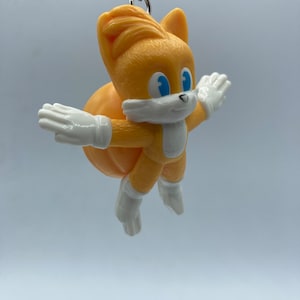 Sega Sonic the Hedgehog Tails Spinning Tail Character Keychain Backpack ...