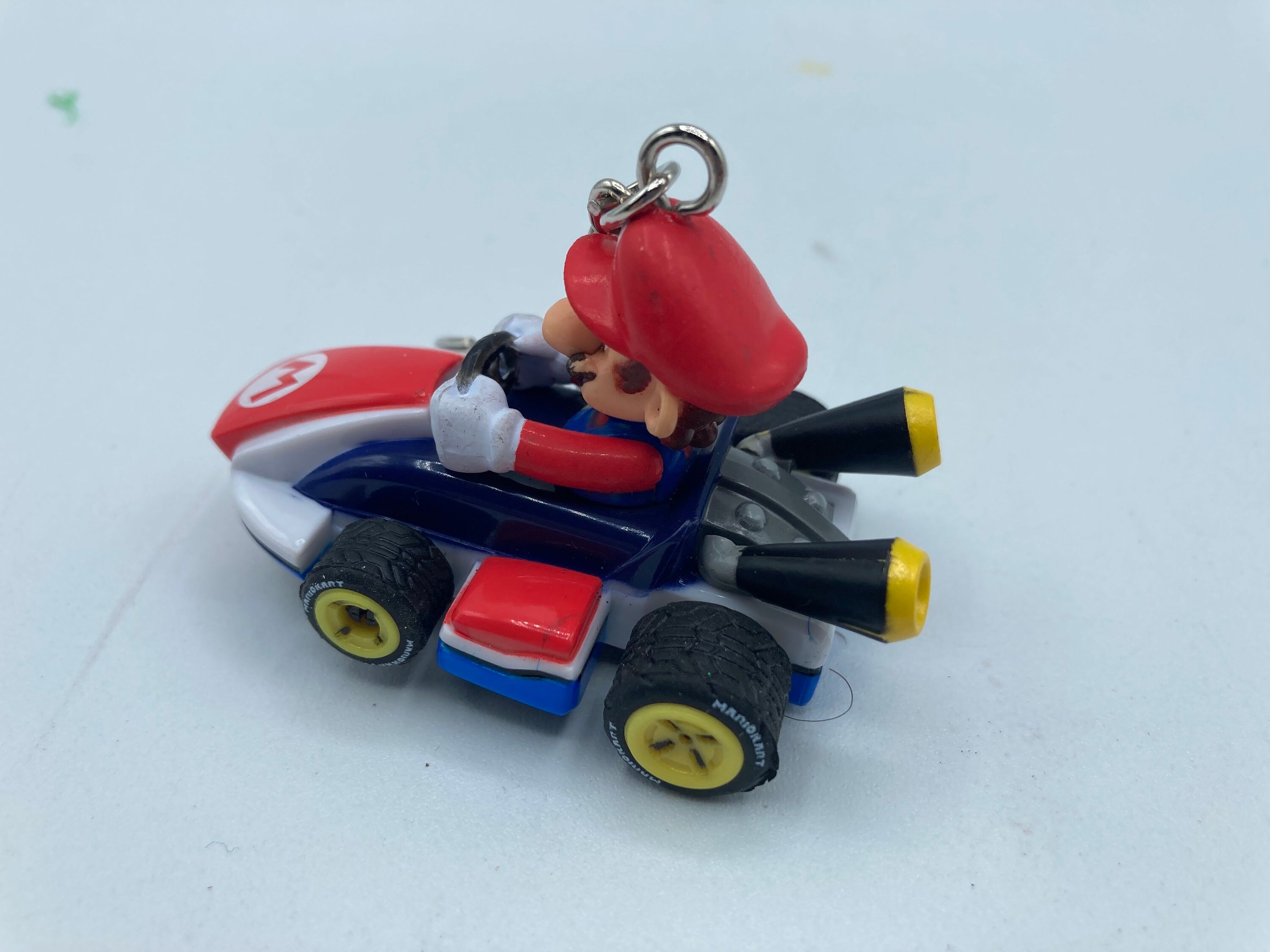 Nintendo Mario Race Car Mariokart Mario Kart Keychain Backpack Zipper ...