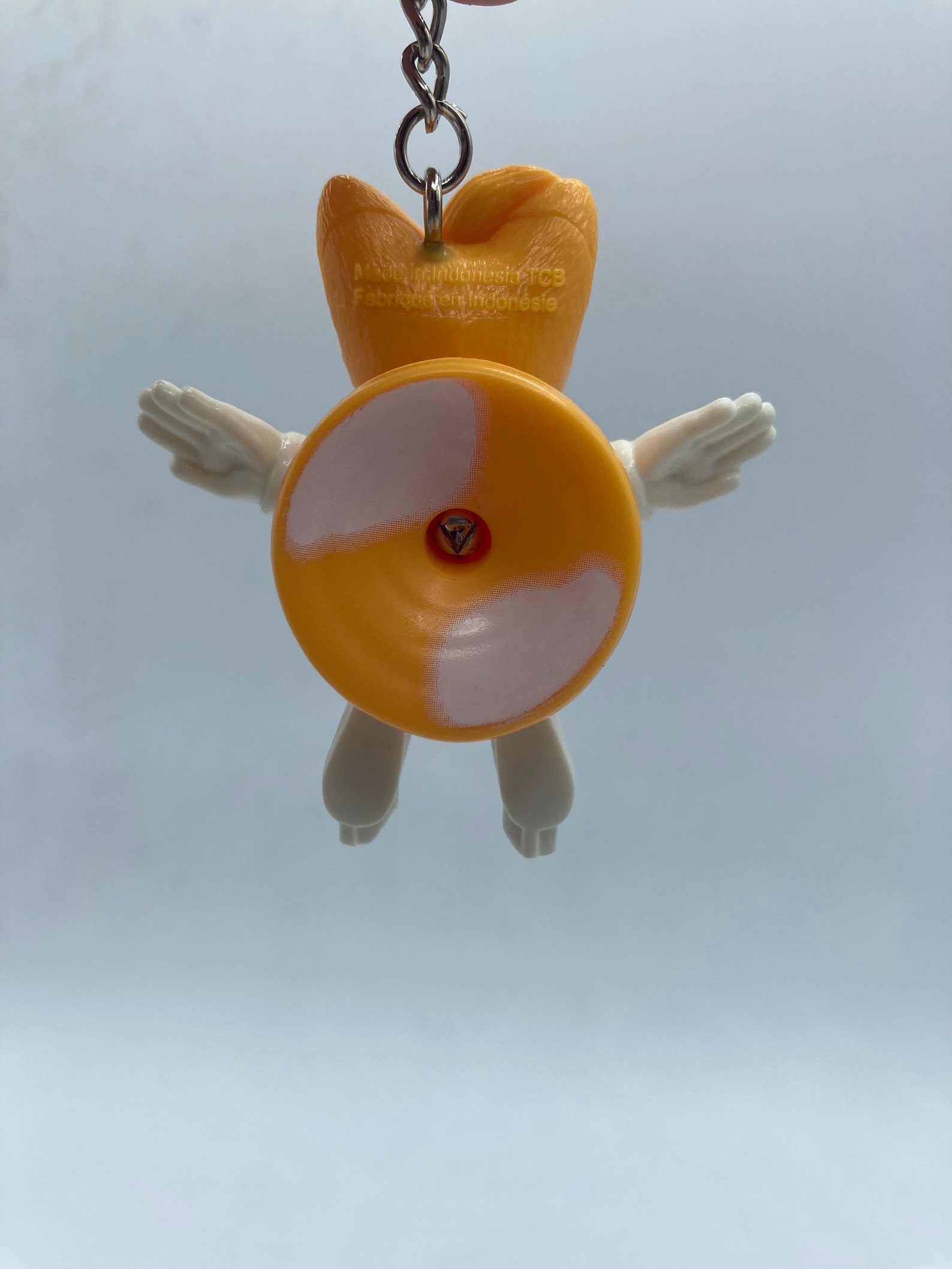 Sega Sonic the Hedgehog Tails Spinning Tail Character Keychain Backpack ...