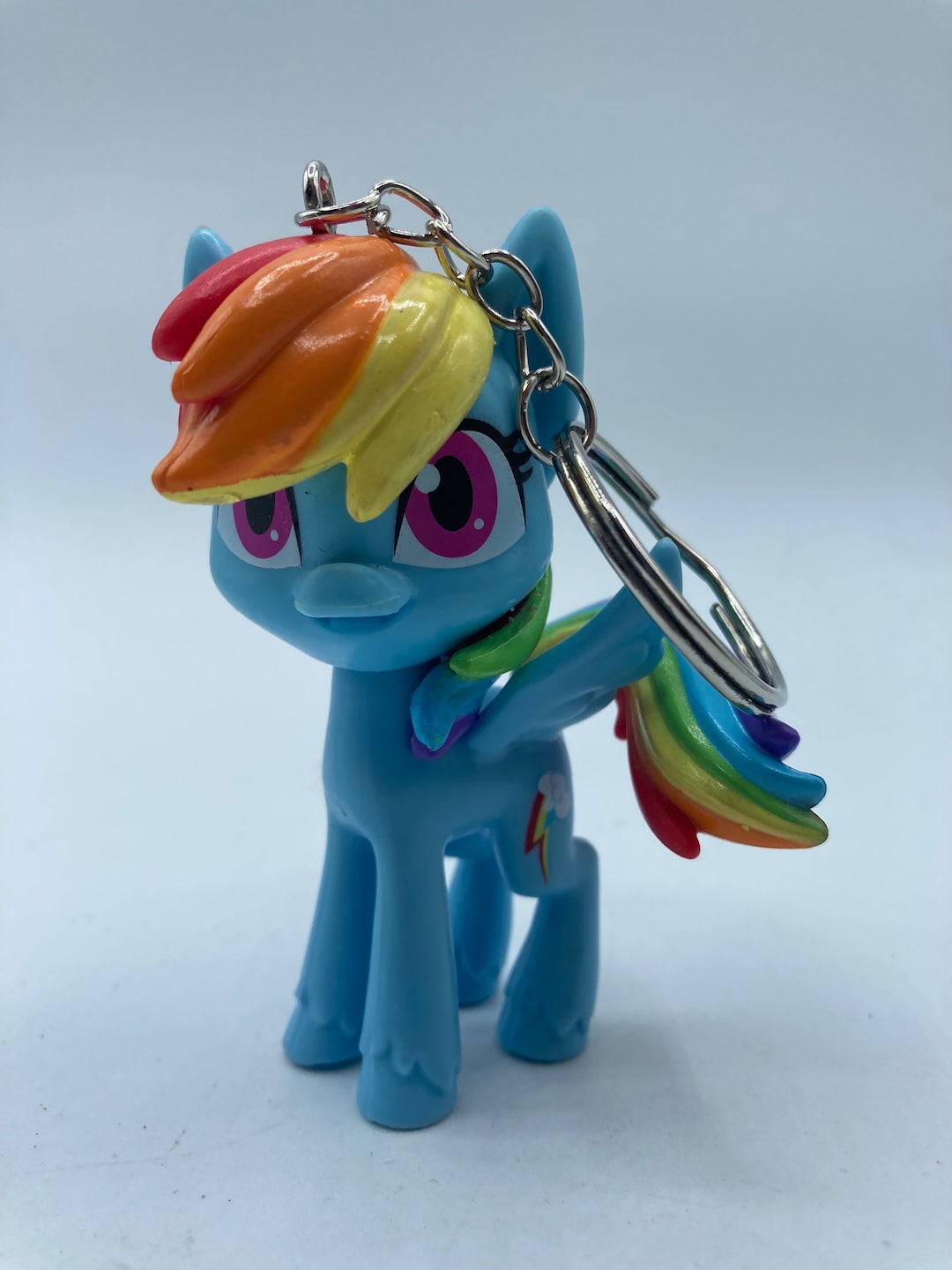 Rainbow Dash My Little Pony MLP 3.25" Tall Character Keychain Backpack ...