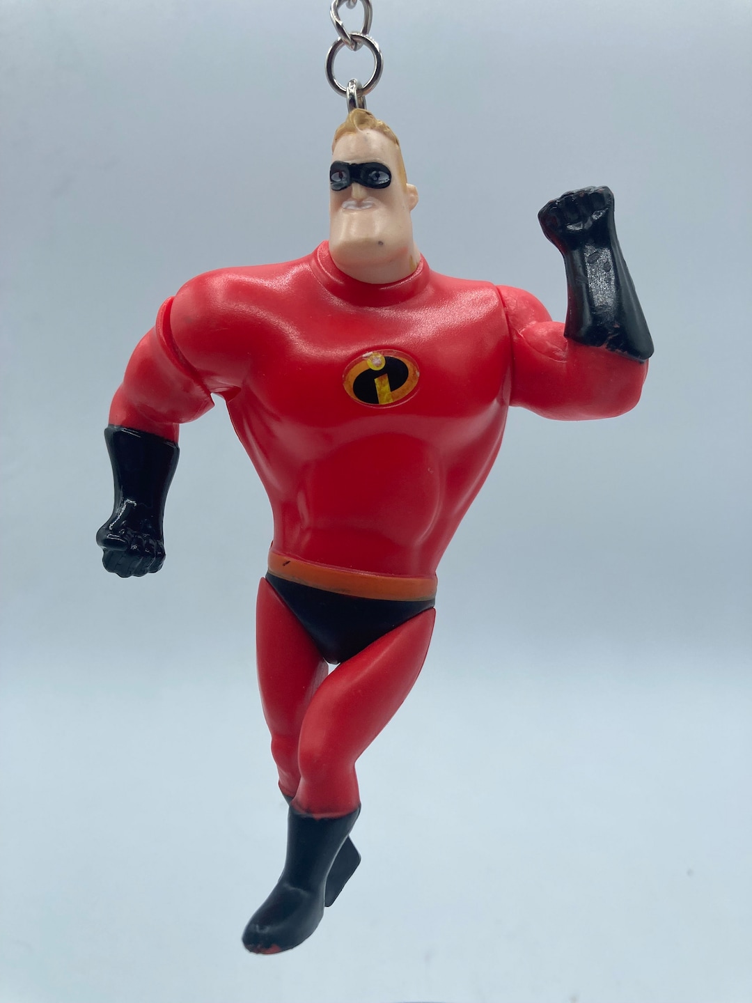 Disney Pixar the Incredibles Mr. Incredible Character Keychain Backpack ...