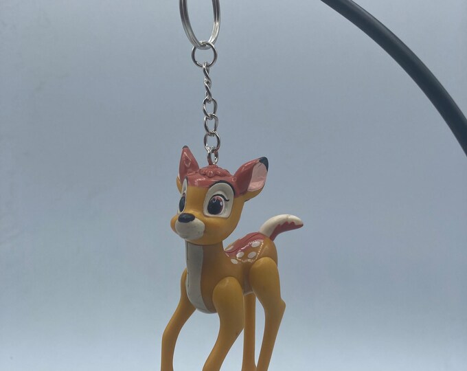 Disney Bambi Deer Adjustable Head and Legs Keychain Backpack Zipper ...