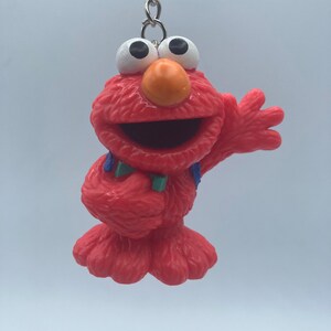 Sesame Street Elmo Red Muppet Blue Backpack School Keychain Backpack ...