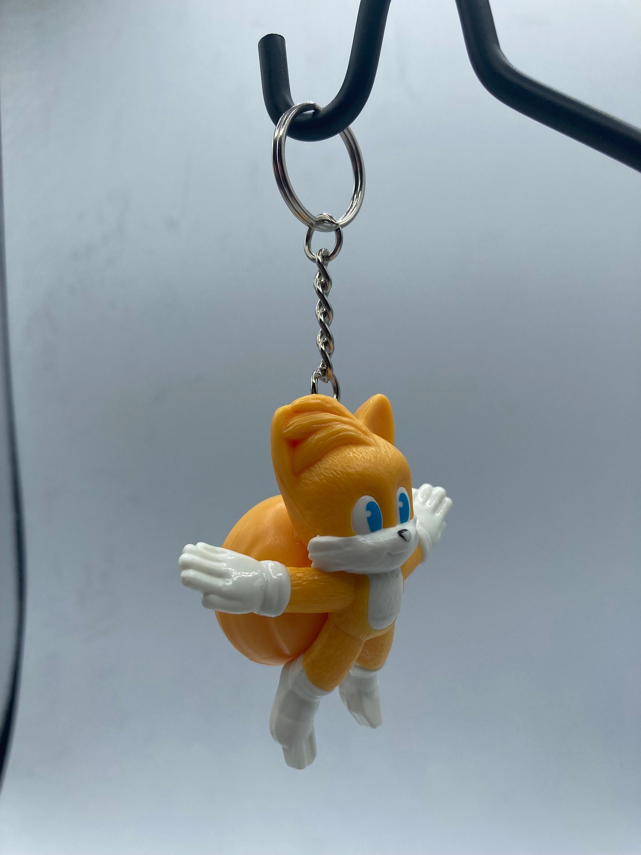 Sega Sonic the Hedgehog Tails Spinning Tail Character Keychain Backpack ...