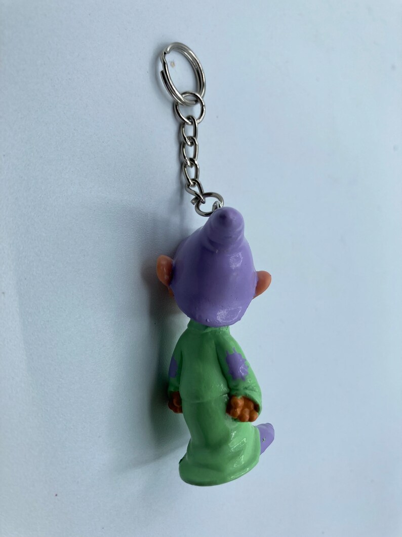 Disney Snow White and the Seven Dwarves Dopey Dwarf Character Keychain ...