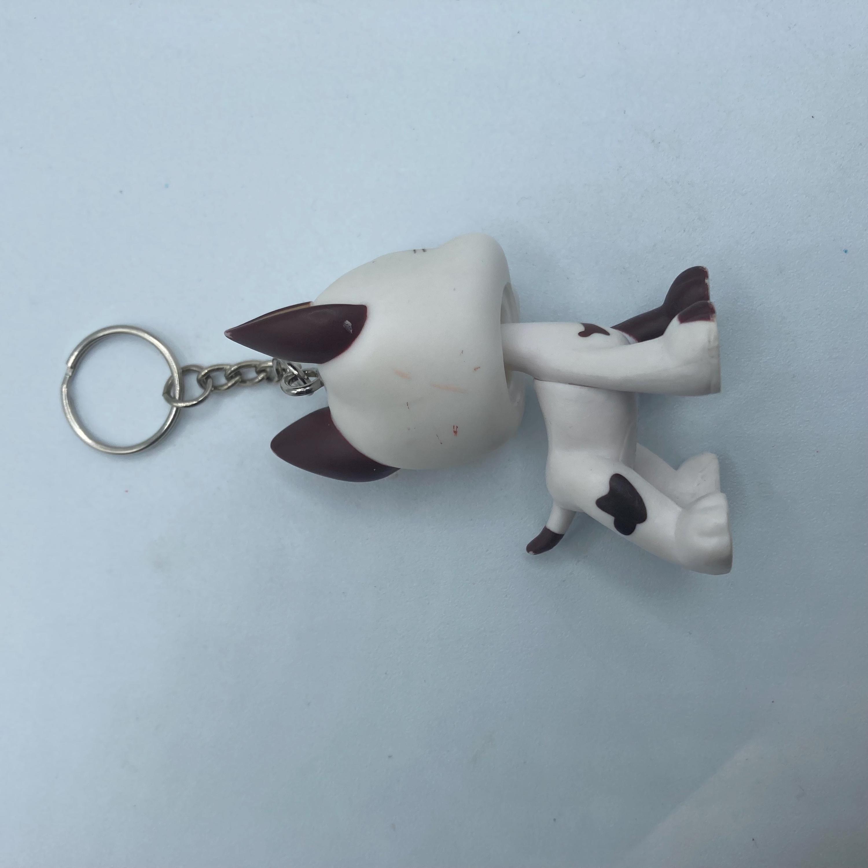 Littlest Pet Shop Hasbro LPS Great Dane Dog #577 White Keychain ...
