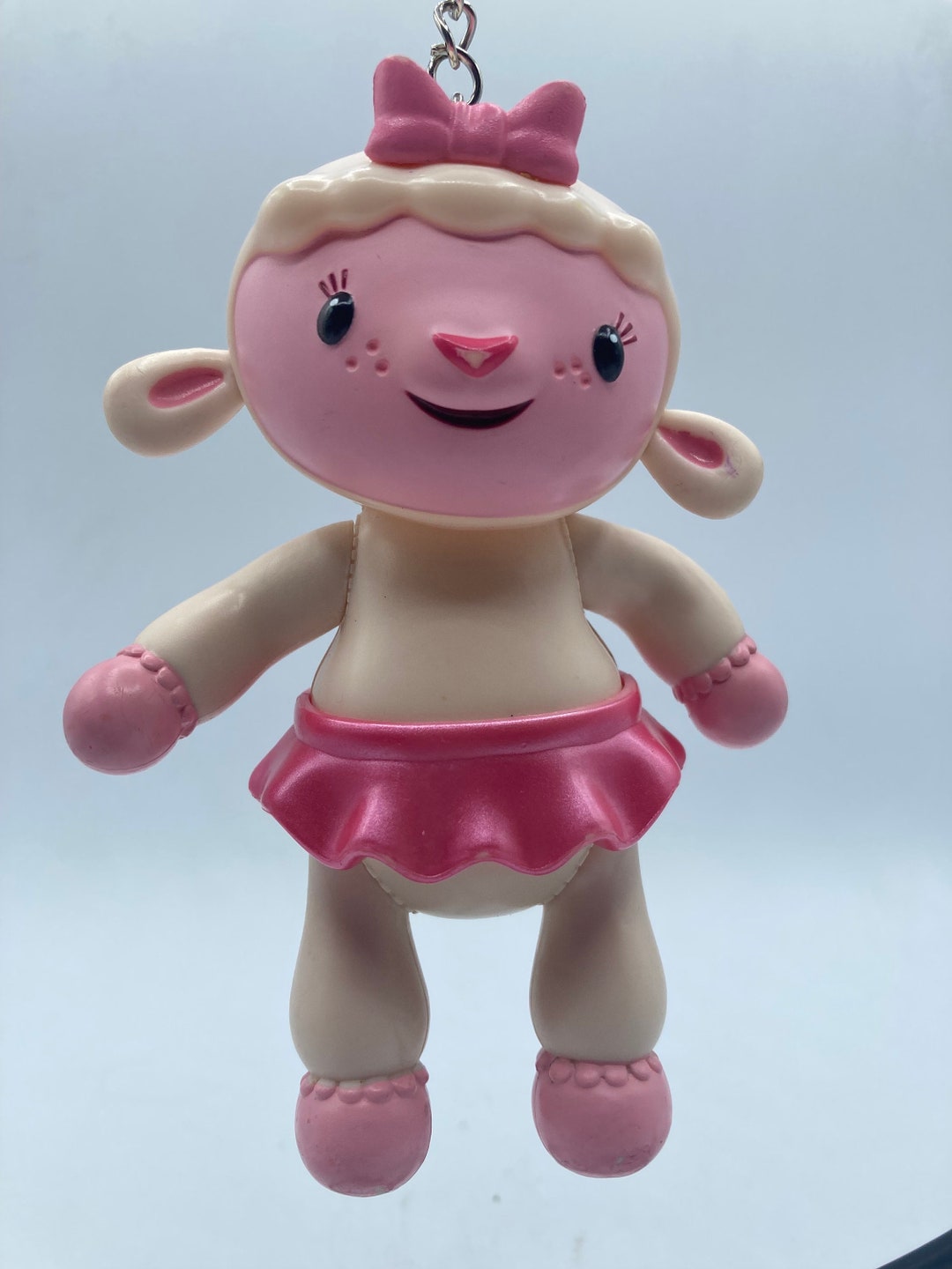 Disney Doc Mcstuffins Lambie Lamb Character Keychain Backpack Zipper ...