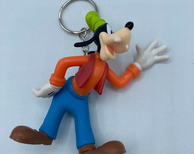Disney Goofy the Dog Character Keychain Backpack Zipper Purse Chain 3.5 ...