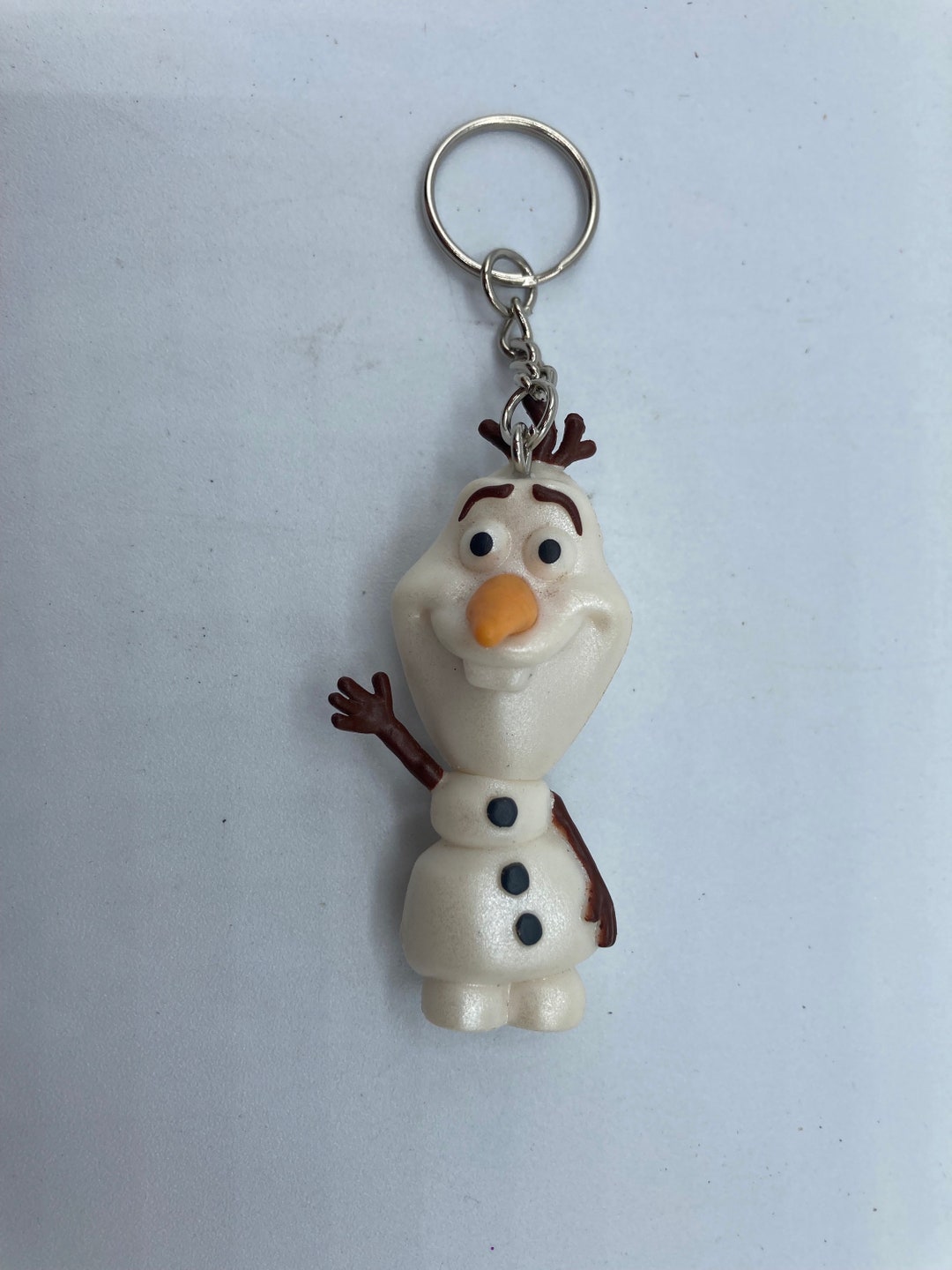Disney Frozen 1 and 2 Olaf Snowman 2.5" Tall Character Keychain ...