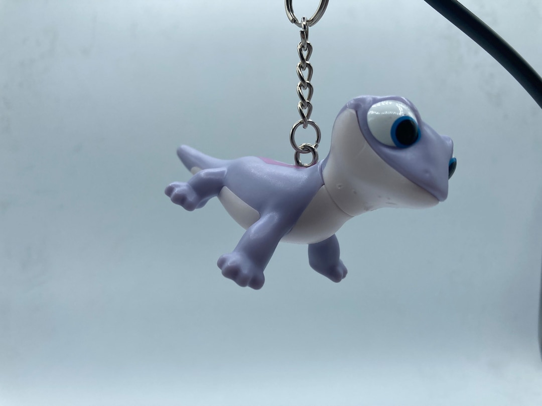 Walt Disney Pixar Bruni Frozen 1 2 Gecko Salamander Keychain Backpack ...