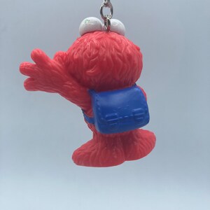 Sesame Street Elmo Red Muppet Blue Backpack School Keychain Backpack ...