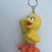 Sesame Street Yellow Big Bird Keychain Backpack Zipper Purse Chain 3 ...