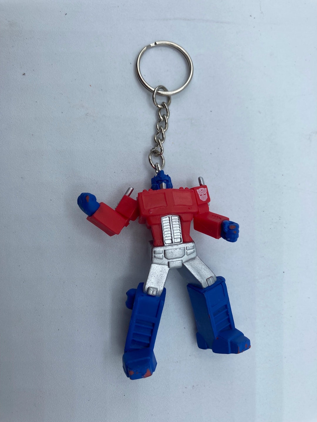 Transformers Optimus Prime 2.5 Tall Cartoon Character Keychain Backpack ...