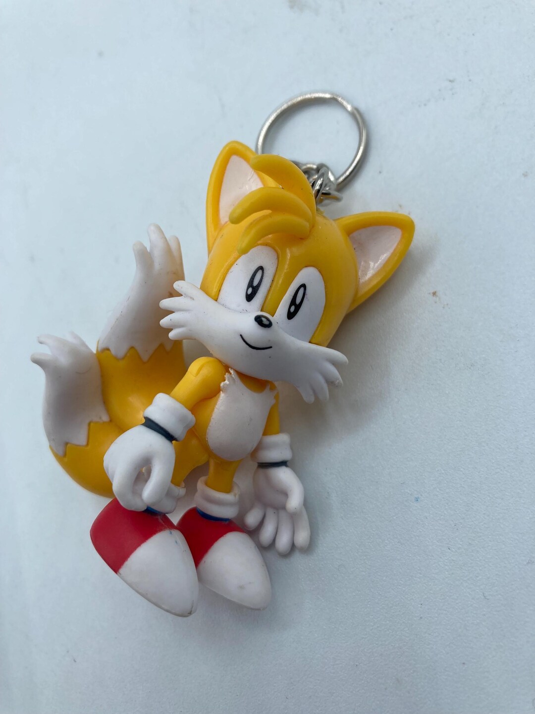 Sega Sonic the Hedgehog Tails 2 Tail Character Keychain Backpack Zipper ...