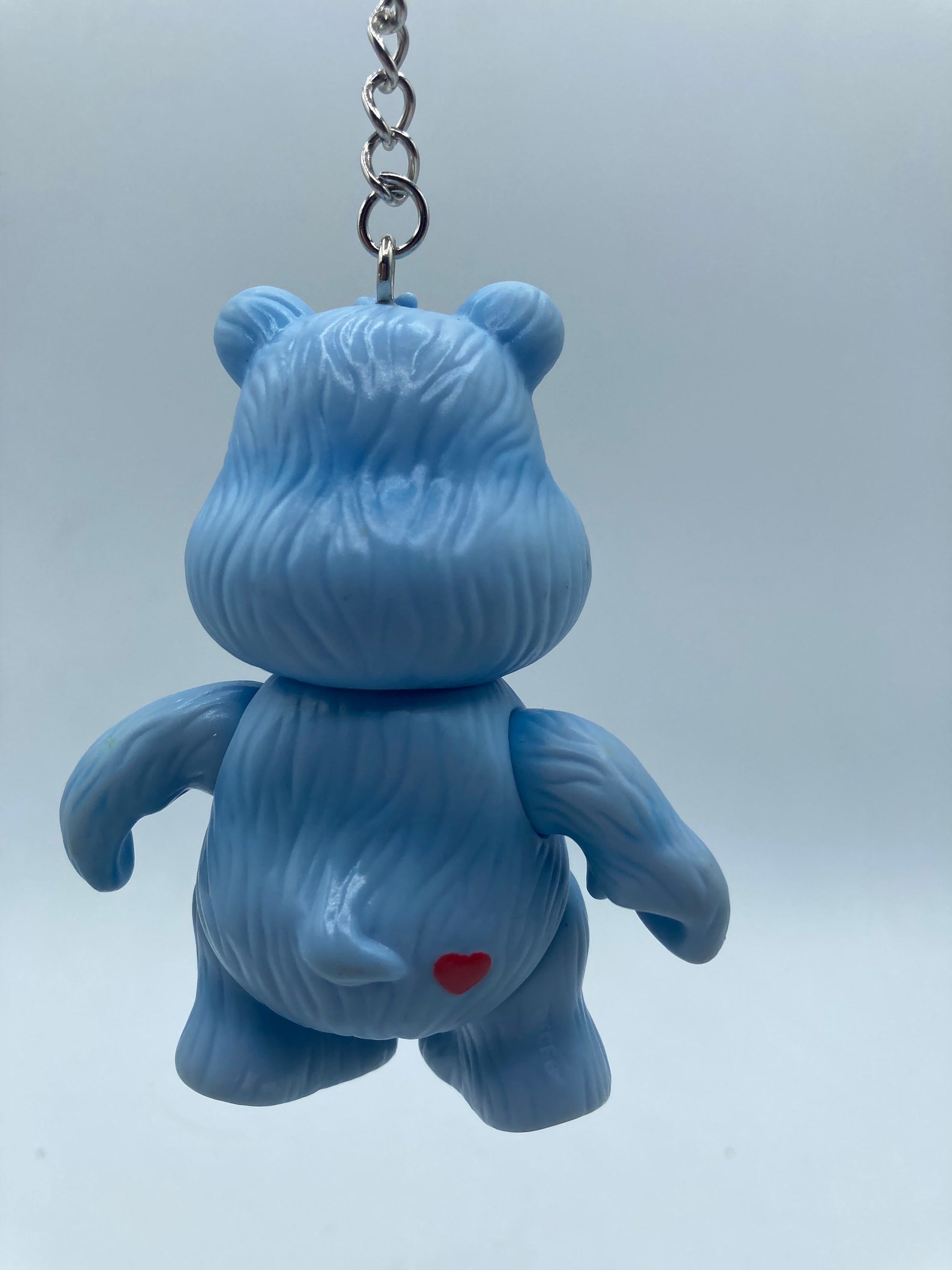 Care Bears Grumpy Bear Blue Raincloud Vintage VTG Character Keychain ...
