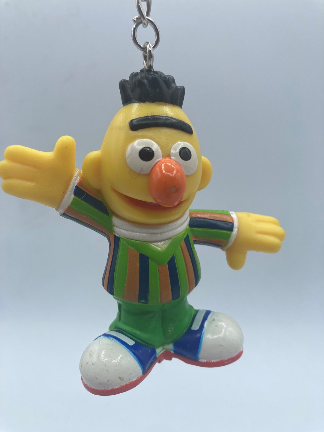 Sesame Street Bert Keychain Backpack Zipper Purse Chain 3 Tall ...