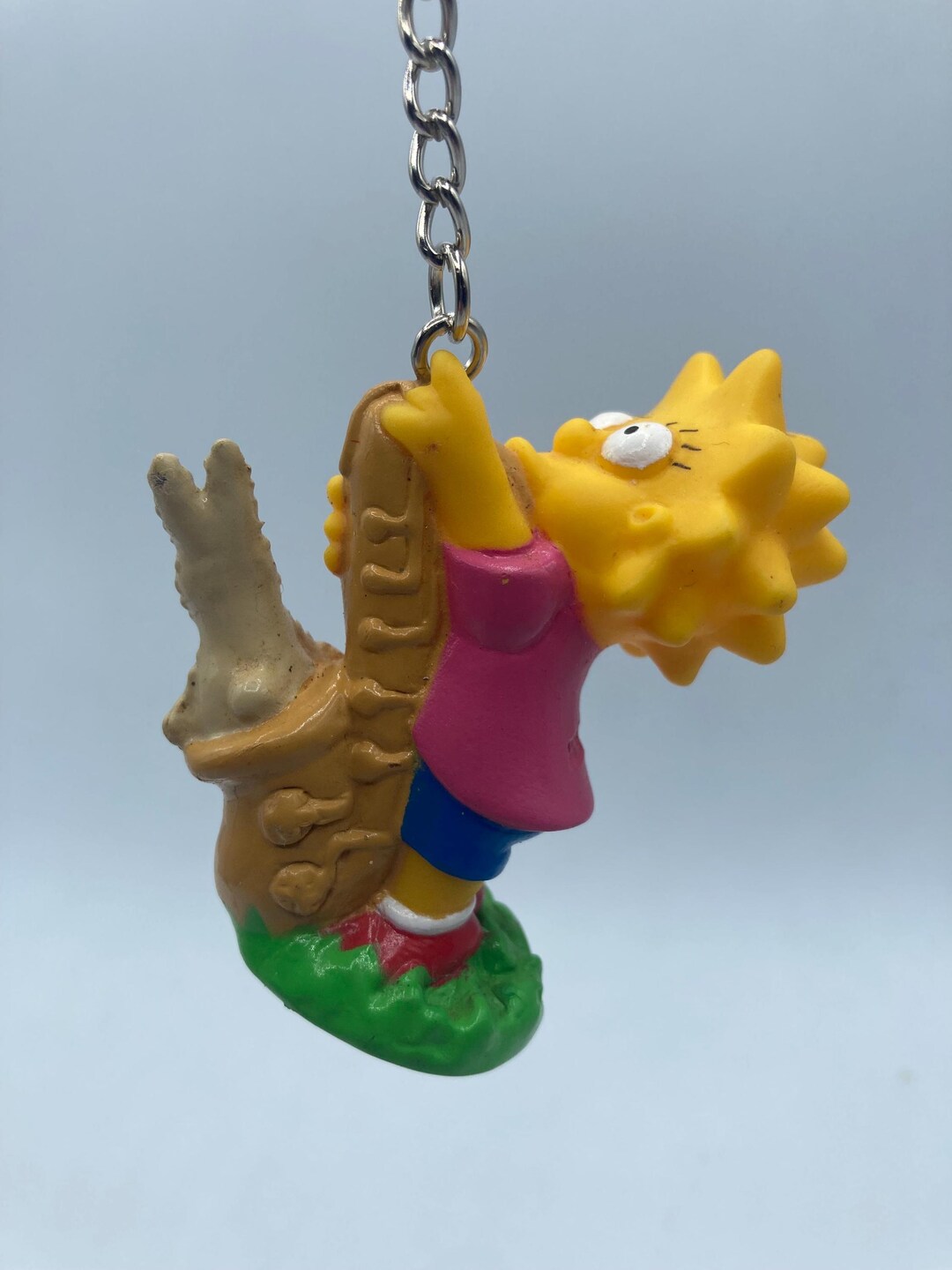 The Simpsons Lisa Simpson Playing Saxophone Character Keychain Backpack ...